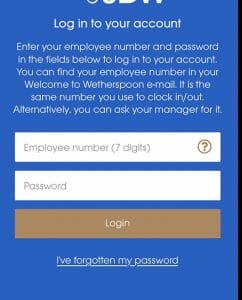 MyJDW Staff Login - JDW sign in